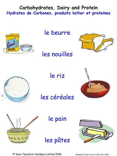 Food and Drink in French Activities (22 pages covering 120+ words ...