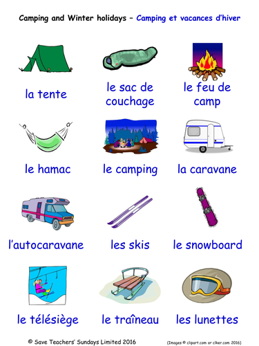 Holidays in French Word Searches (2 Wordsearches) | Teaching Resources