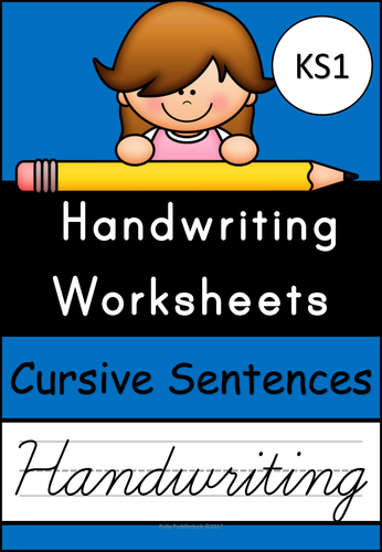 Cursive Handwriting Worksheets for KS1 | Teaching Resources