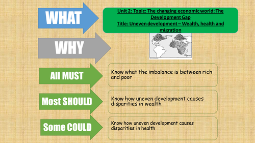 AQA Geography - 2016 - The Changing Economic World - lesson 6 - Uneven ...