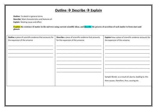 Red Shift - HSC VERBS | Teaching Resources