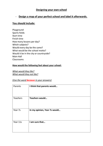 Our Day Out - Introductory Task | Teaching Resources