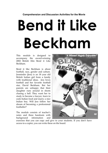 Bend It Like Beckham Film resources | Teaching Resources