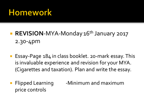 MAximum and Minimum Price controls | Teaching Resources