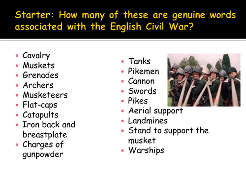 Cromwell's New Model Army | Teaching Resources