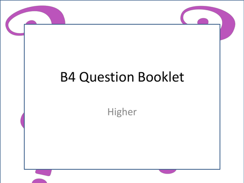 6 mark question booklets for OCR 21st Century Additional Science ...