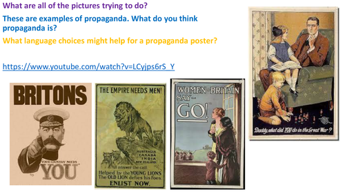 Jessie Pope Who's for the game differentiated poetry resources war ...