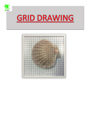 Art. Grid Drawing. Shell | Teaching Resources