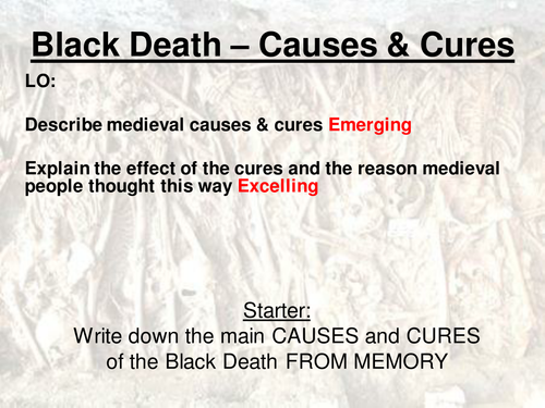 Black Death Causes and Cures | Teaching Resources