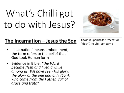 Jesus Christ (Incarnation of God) AQA Religious Studies GCSE Lesson by ...