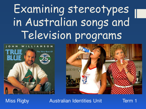 Aussie Stereotypes - True Blue + Kath and Kim | Teaching Resources
