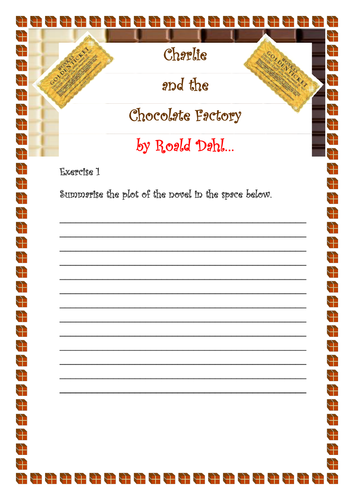 Roald Dahl Charlie and the Chocolate Factory Primary English Comprehension Exercises | Teaching ...