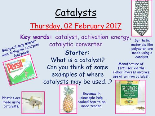 GCSE- Catatlysts and Catalytic Converters by khetherington1 - Teaching ...