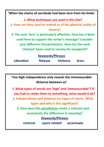 AQA Non Fiction Analysis Paper 1 Speech Analysis | Teaching Resources