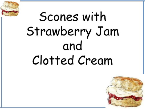 Scone recipe card | Teaching Resources