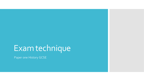 AQA new History GCSE 1-9 exam technique 'Describe 2 ' questions ... AQA new History GCSE 1-9 exam technique 'Describe 2 ' questions ...