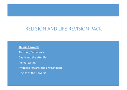 AQA Religious Studies GCSE New Spec | Teaching Resources AQA Religious Studies GCSE New Spec | Teaching Resources