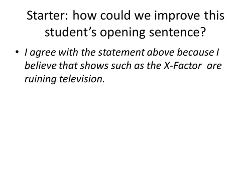 AQA ENGLISH LANGUAGE SECTION B WRITING FOR A PURPOSE | Teaching Resources