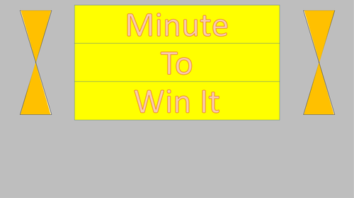 Minute to Win it | Teaching Resources