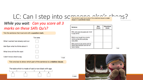 Year 6 Alma - writing a descriptive opening for a first person recount ...