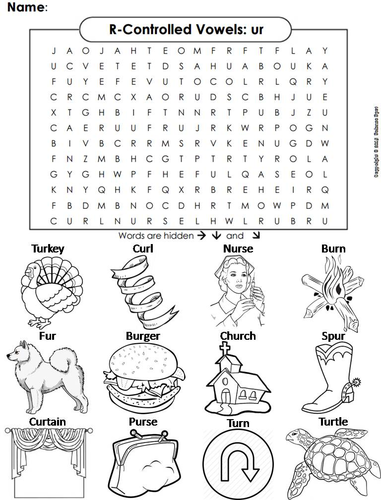 R Controlled Vowels: ur words | Teaching Resources