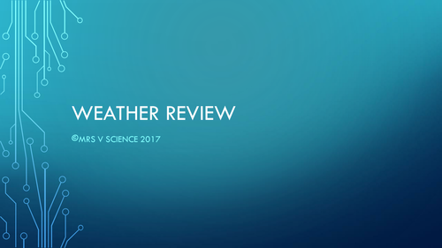 Weather Review Game! | Teaching Resources