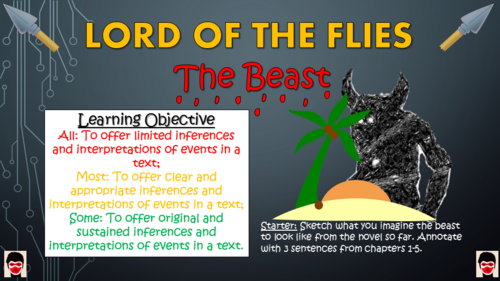 Lord of the Flies: The Beast by TandLGuru - Teaching Resources - Tes