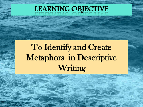 Identifying and Creating Metaphors in Poetry | Teaching Resources