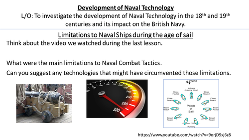 *Full Lesson* Changing Nature of Royal Navy: Development of Technology ...