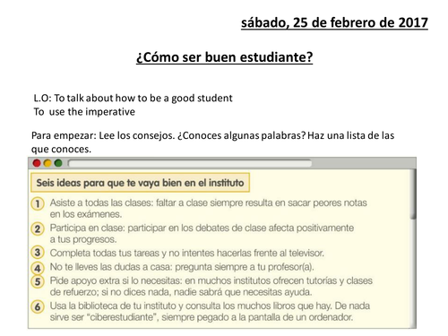 GCSE Spanish Revision - Vocabulary, Writing & Reading | TES