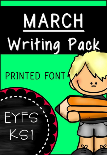 March Writing Pack for Emergent Readers and Writers for EYFS/KS1 ...
