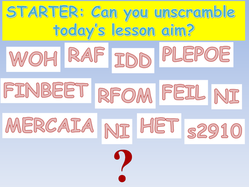 A complete assessment for year 9 used as the end of a unit on America ...