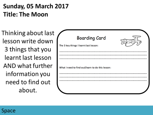 Space: The Moon | Teaching Resources