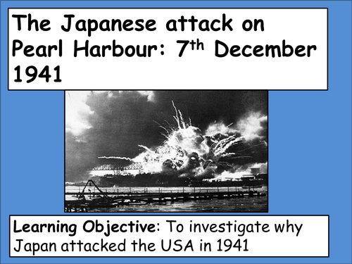 Pearl Harbour | Teaching Resources
