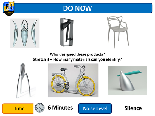 Focus on Designer Design task | Teaching Resources