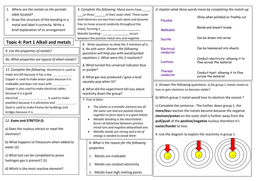 Edexcel OLD C2 revision mat or sheets for TOPIC 4 Groups of the ...