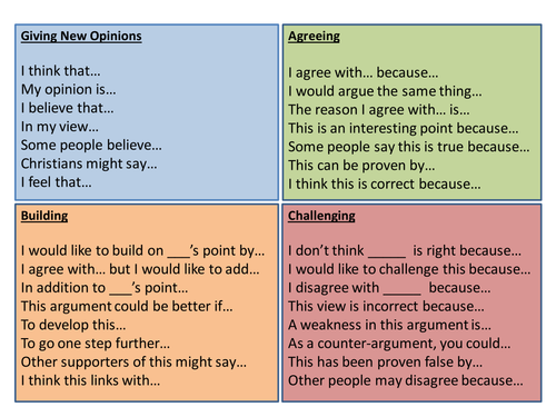 P4C Discussion Support | Teaching Resources