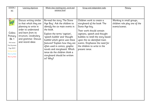 THE STONE AGE BOY. Lesson plan. resources, Smartboard presentation ...