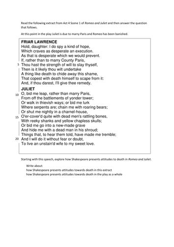 Romeo and Juliet GCSE Revision | Teaching Resources Romeo and Juliet GCSE Revision | Teaching Resources