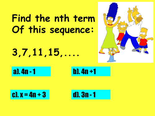 Nth term | Teaching Resources Nth term | Teaching Resources