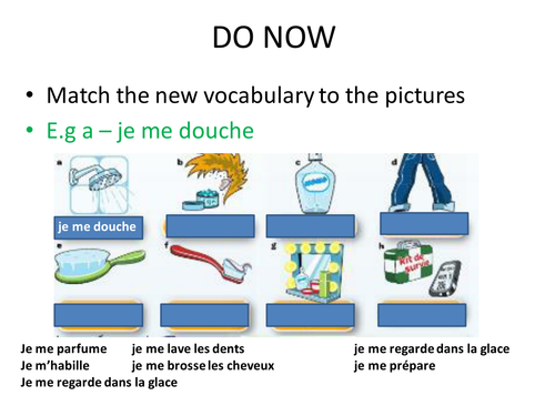 studio 1 module 5 je me prepare powerpoint reflexive verbs daily ...