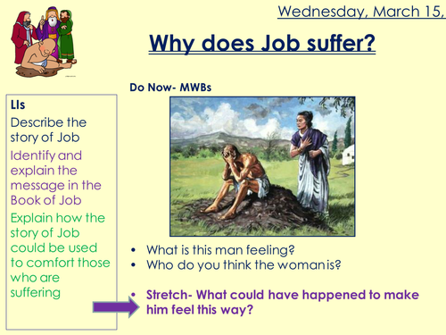 Why does Job suffer | Teaching Resources Why does Job suffer | Teaching Resources