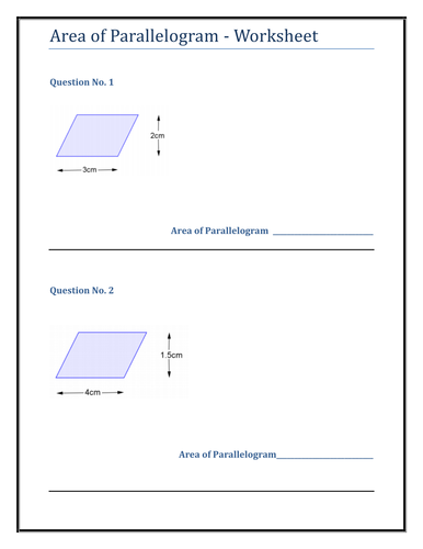 Geometry Parallelogram Worksheet Parallelograms Worksheets | K5