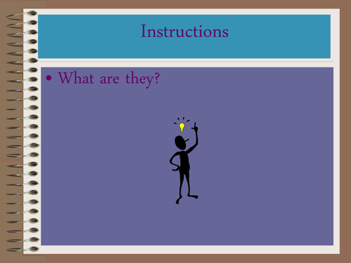 Instructions PPT | Teaching Resources