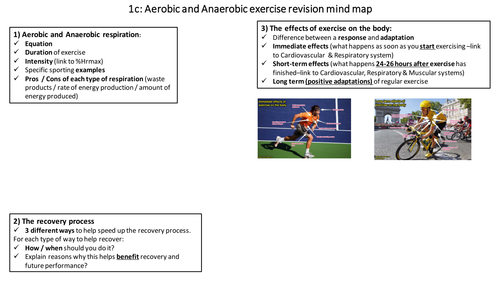 AQA GCSE PE - 1c =) Aerobic and anaerobic revision | Teaching Resources