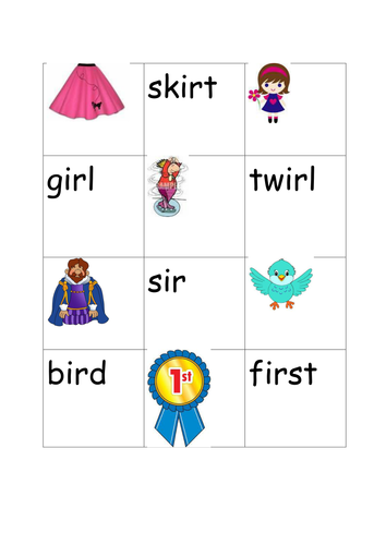 Ir matching cards and words | Teaching Resources