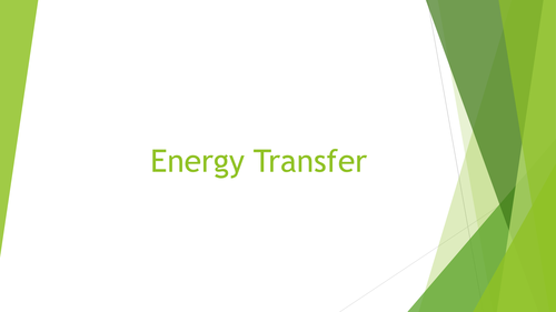 Energy Transfer Diagrams | Teaching Resources