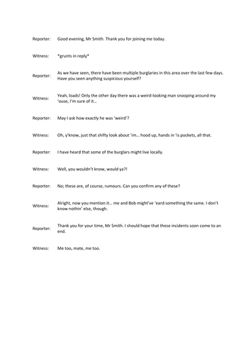 Shifts of formality - Y6 Greater Depth writing lesson | Teaching Resources