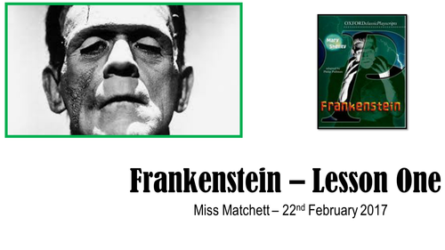 Frankenstein - Year 8 - Mid Ability - | Teaching Resources