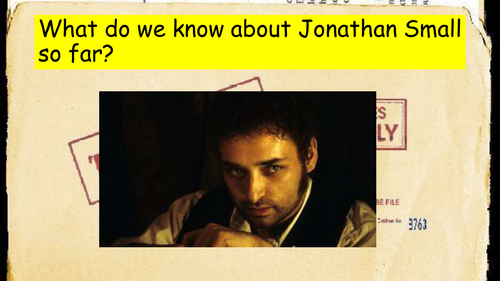 Sign of Four - Jonathan Small in Ch12 | Teaching Resources